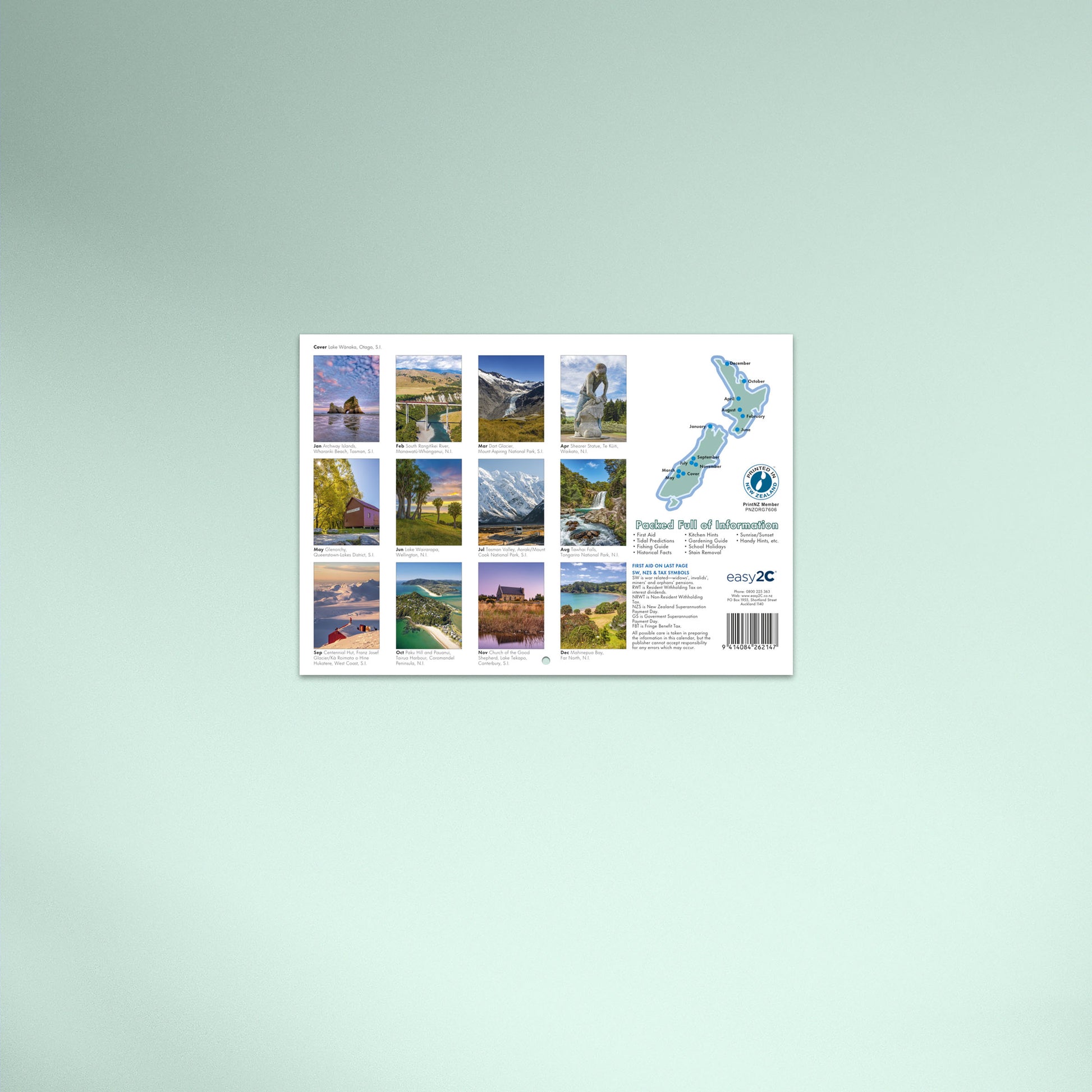 Redi Reference 2026 Booklet Calendar – Easy2C Calendars